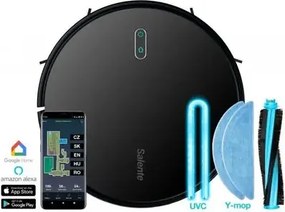 Salente G4 černá / Robotický vysavač /  WiFi / 2600 mAh / Hepa / UVC l