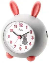 JVD SRP911.3 - Dětský budík s pohádkovým králíčkem v pastelových barvách
