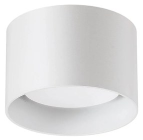 Ideal Lux downlight Spike Round, bílý, hliník, Ø 10 cm