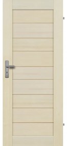 Interiérové dveře Radex dřevěné TOSSA Plné Šířka dveří: 80 cm, Otvírání dvěří: Levé