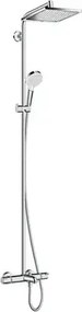Hansgrohe Crometta - Set Showerpipe E 240 s vanovým termostatem | 2 pr