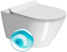 GSI, KUBE X závěsná WC mísa, Swirlflush, 55x36 cm, bílá ExtraGlaze, 941511