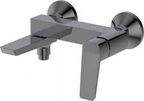 Aqualine Flery sprchová baterie nástěnná 150 mm páková otočné ramínko gun metal šedá FY010GM