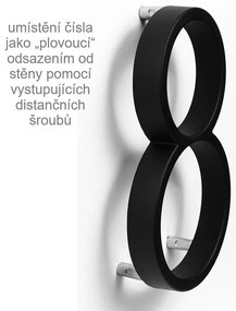 Richter RN.125V.3.CE číslo "3" černé Černá