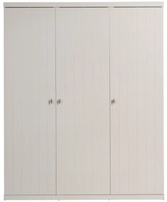 OnaDnes -20% Bílá dřevěná skříň Vipack Robin 205 x 166 cm