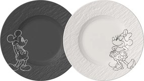 Villeroy&Boch Villeroy & Boch Manufacture Rock - Mickey Mouse sada dezertních talířů, 2 kusy