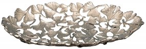 Stříbrná mísa Gingko 40x26 cm