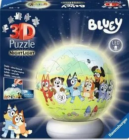Ravensburger 120080602 Puzzle-Ball Bluey (noční edice) / 72 dílků / vě