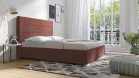 Eka Čalouněná postel Coral - Kronos 90x200 cm Barva látky: Světle šedá (15), Úložný prostor: Bez úložného prostoru