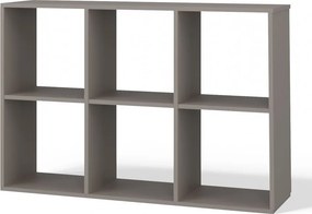 FALCO Regál Manja 2x3 šedá jíl