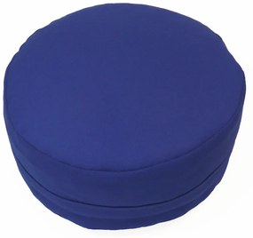 S radostí - vlastní výroba Pohankový sedák jednobarevný - modrý Velikost: ∅30 x v30 cm