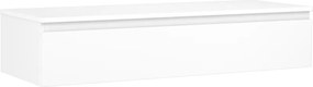 Mexen Orio, koupelnová skříňka 120 cm s horní částí, 1 zásuvka, bílá matná, 91A10-12023-1-BFC01