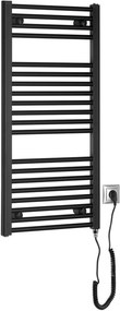 Aqualine - Topné těleso 45x96 cm, 300 W, matná černá ILE94TB