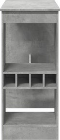 vidaXL Barový stůl s regály 90 x 47,5 x 103,5 cm kompozit [854337] Barva: kouřový dub