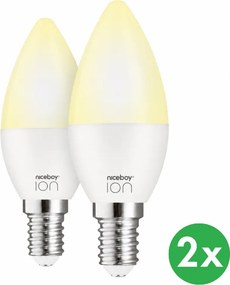 Žárovky Niceboy ION SmartBulb AMBIENT 5,5,W, E14, 2 ks