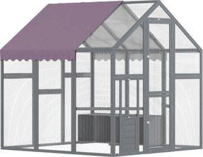 Výběh pro kuřata, kurník s vodotěsnou střechou, 2 hnízdní boxy, 2 hnízda, pro 6-8 kuřat, cca 1,7 x 1,8 x 1,8 m