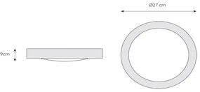 Lucide 79158/01/31 - Koupelnové stropní svítidlo FRESH 1xE27/20W/230V IP44