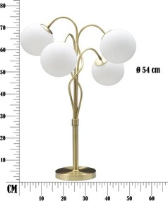 Stolní lampa Glamy 4 Light 74 cm zlatá