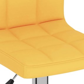 Petromila Barová židle hořčicově žlutá textil