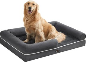 Pelíšek pro psy Dustin 106 cm XL šedý