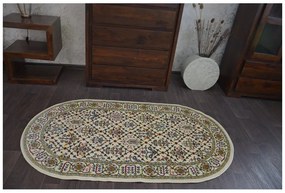 Kusový koberec STANDARD TAMIR ovál - krémový - 100x180cm | 120x170cm