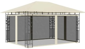 Altán s moskytiérou 4 x 3 x 2,73 m krémový 180 g/m²,  47970