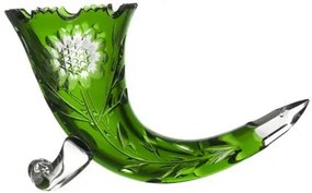 Váza Garden, barva zelená, výška 240 mm