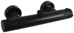 RAV Slezák Vodovodní baterie sprchová termostatická TRM81.5CMAT, barva černá matná, rozměr 150 mm