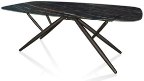 BONTEMPI - Stůl BRIDGE, mramor, 200/250x100 cm