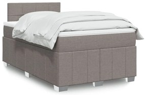 Box spring postel s matrací taupe 120x190 cm textil 3287011