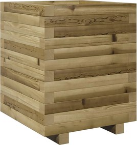 Zahradní truhlík 40 x 40 x 49,5 cm impregnované borové dřevo 3282513