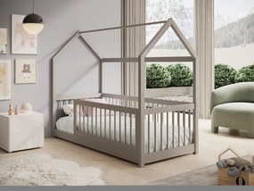 ADRK Furniture Postel Domek Graja s matrací CH-GRA-G-180-M