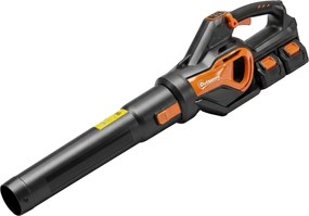 Outsunny Aku vysavač listí 20V bezdrátový vysavač listí s 2×4,0Ah akumulátory a nabíječkou Turbo-Boost, rychlost foukání 162,7 km/h