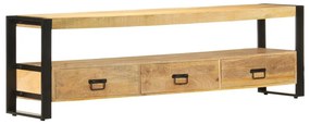 TV stolek 150 x 30 x 45 cm masivní mangovníkové dřevo 247906