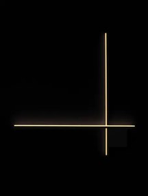 Designové nástěnné svítidlo Cross 80 černá