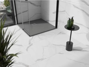 Mexen Stone+ kompozitní čtvercová sprchová vanička 80 x 80 cm, šedá-beton - 44618080