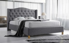 Casarredo - Komfort nábytek Čalouněná postel ASPEN 140x200, šedá