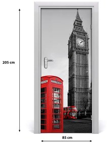 Fototapeta samolepící na dveře Big Ben Londýn 85x205 cm