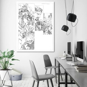 Gario Obraz na plátně Náhlý útok komiks - Saqman Rozměry: 40 x 60 cm