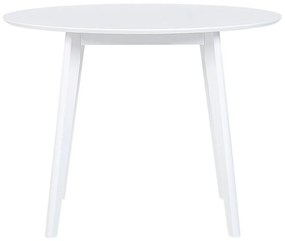 Jídelní stůl ⌀ 100 cm bílý ROXBY Beliani