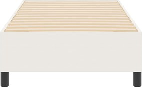 Rám platformy Krémová 100 x 200 cm Žebrovaná látka 3337394
