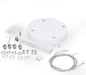 LED stropní světlo s dálkovým ovládáním Estela Low UGR - průměr 50 cm, bílá
