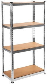 Fistar AKCE - Balíček : 3x Regál 1500x700x300 mm kovový zinkovaný 4-policový, nosnost 700 kg