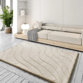 Krémový koberec 133x190 cm Molier – Universal