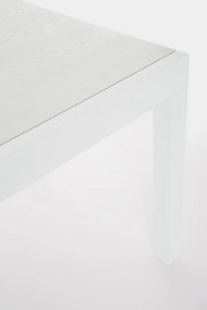 BIZZOTTO Rozkládací zahradní stůl CLIV bílý 135/270x90 cm