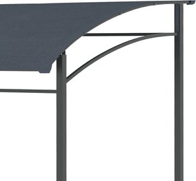 Outsunny altán na grilování stříška na grilování UV odolná voděodolná s háčky ocelový rám polyester šedá 215 x 150 x 174/220 cm pro zahradu a terasu …