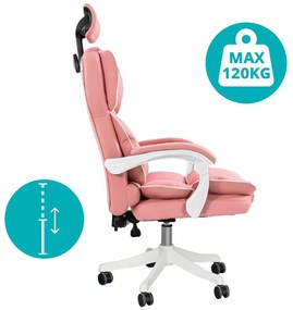 Ředitelská otočná židle LUX, ve více barvách-růžová