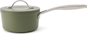 Elmich Nepřilnavý keramický rendlík Zen Ø 16 cm - olivově zelená