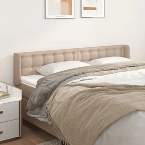 Čelo postele typu ušák cappuccino 163x16x78/88 cm umělá kůže 3118869