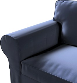 Potah na pohovku IKEA Ektorp 3-místná rozkládací, NOVÝ MODEL 2013 barva tmavě modrá látka sametová